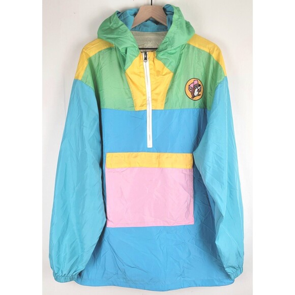 Buc-Ees | Jackets & Coats | Bucees Hooded Windbreaker Adults Xl Color ...